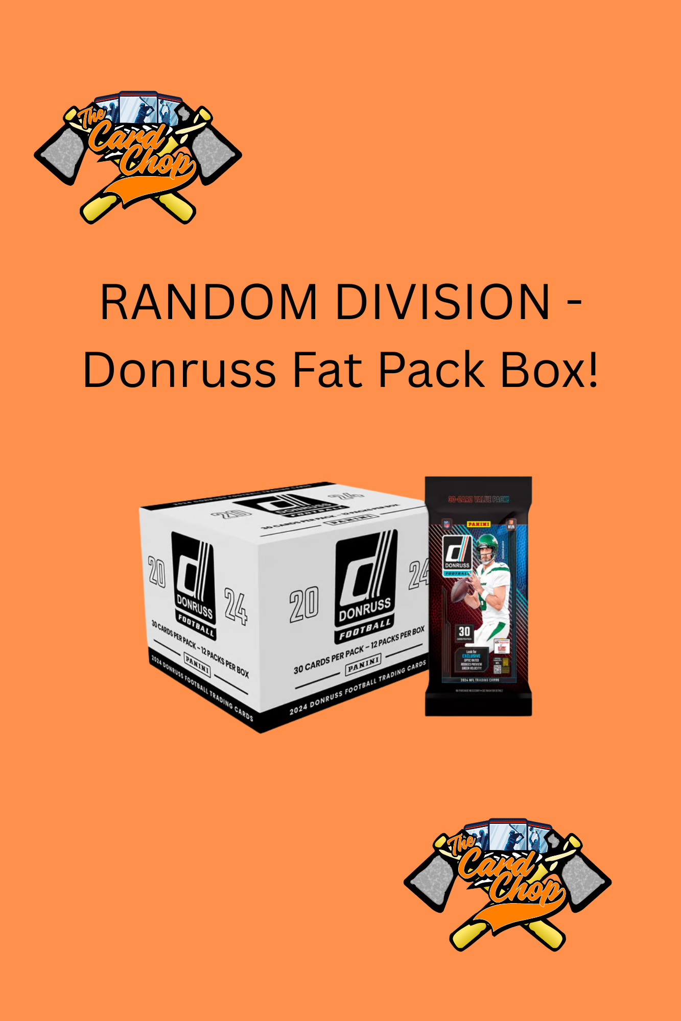 #400 RANDOM DIVISION - Donruss FAT PACKS BOX – THE CARD CHOP